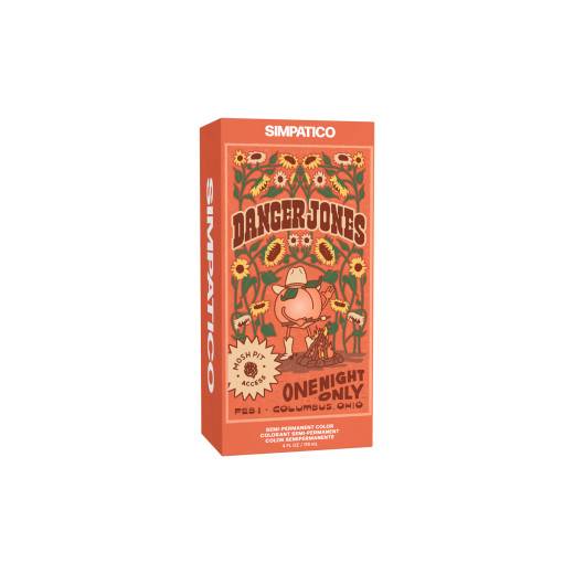 Coloration semi-permanente Simpatico pêche 118ml | Danger Jones