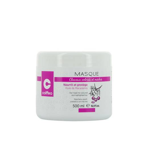 Masque cheveux colorés 500ml | Coiffeo