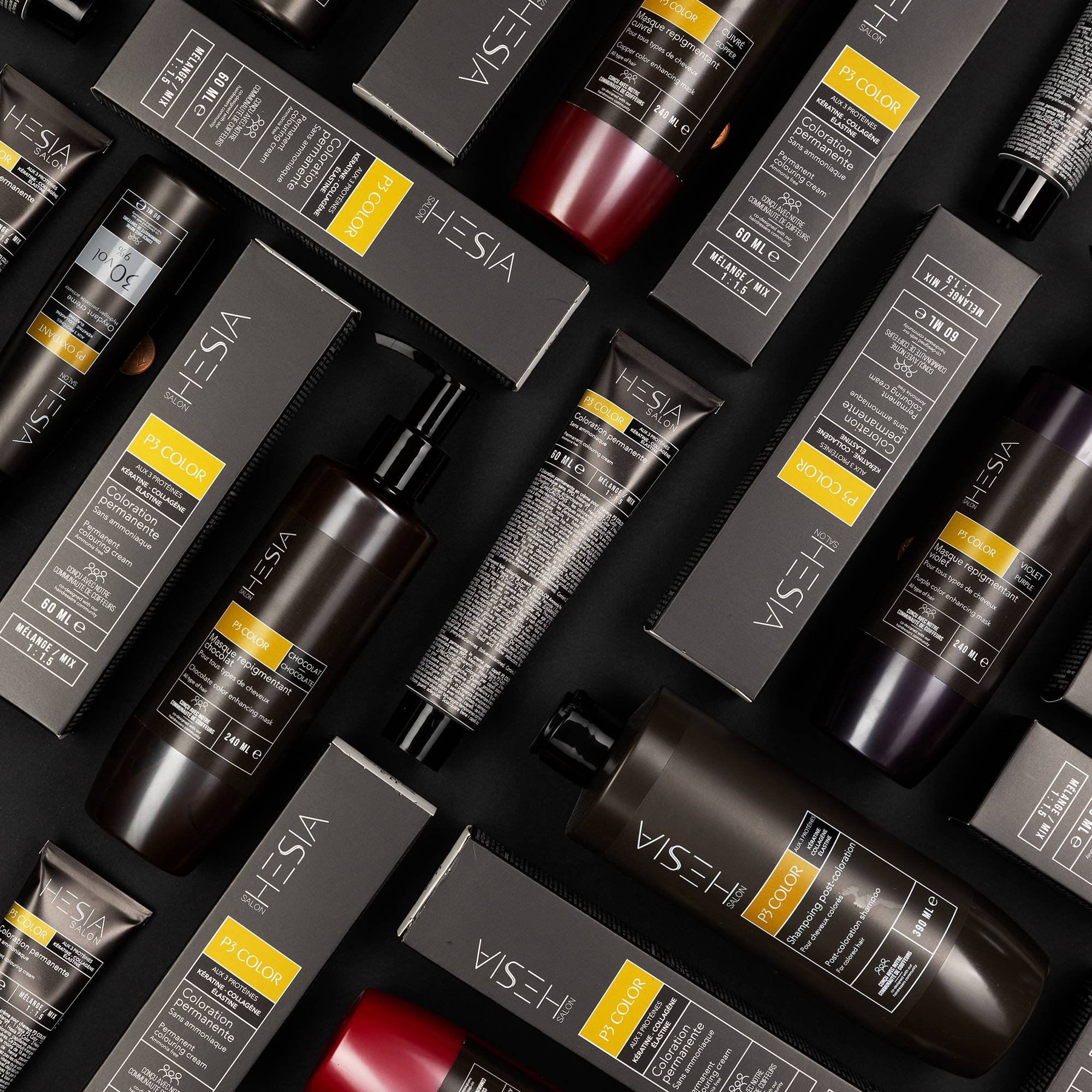 Coloration permanente P3 Color 60ml | HESIA Salon